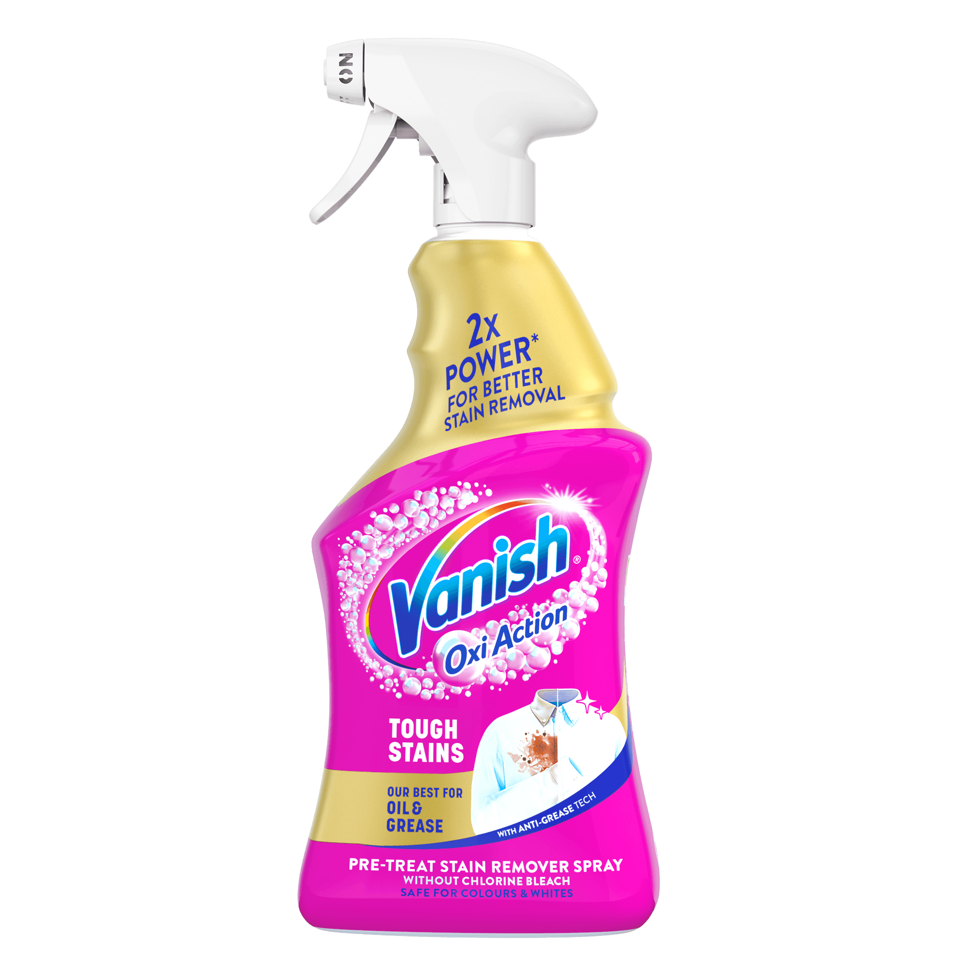 Vanish Oxi Action Fabric Stain Remover Spray | Vanish UK